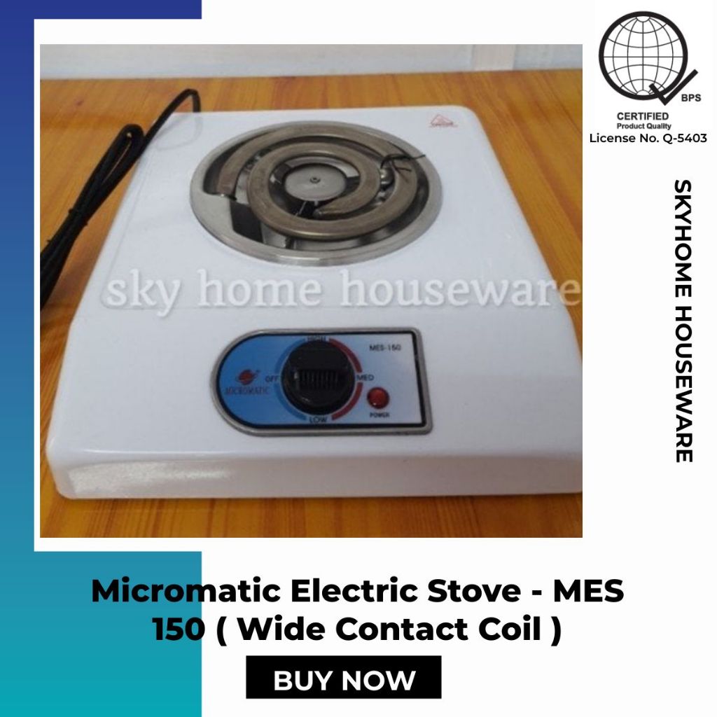 Micromatic Electric Stove - MES 150 ( Wide Contact Coil ) | Shopee ...