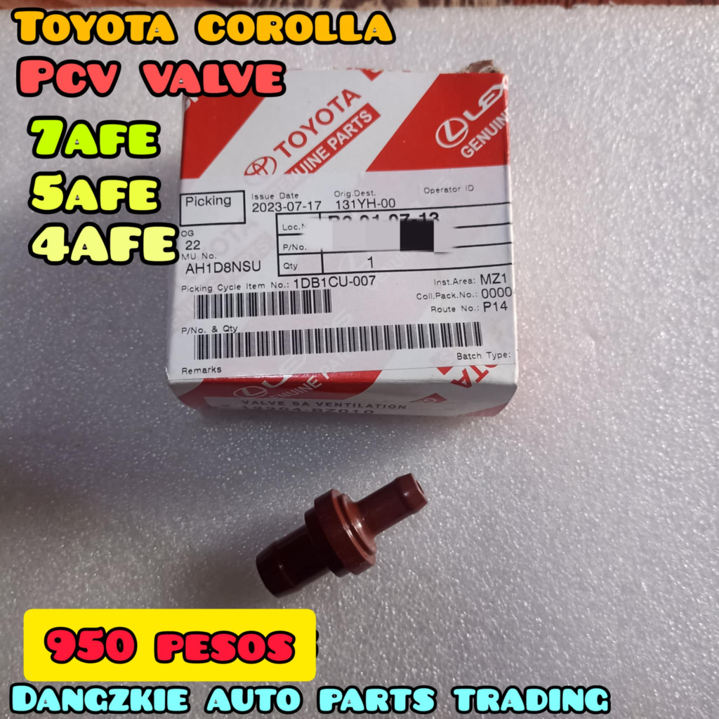 TOYOTA COROLLA ORIG AISAN PCV VALVE WITH ORIG IKI GROMMET 4AFE 5AFE ...