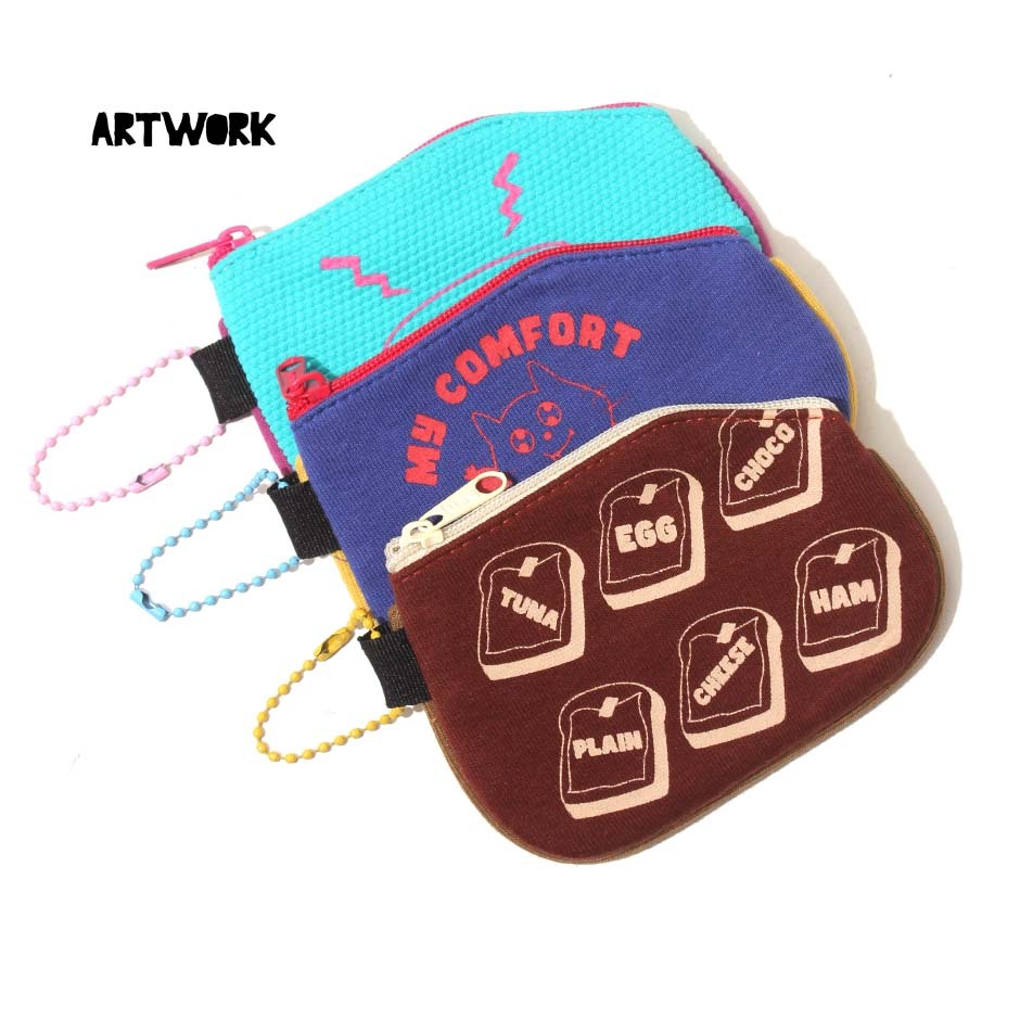 ARTWORK Food Cravings (3 Pc. Mini Coin Purse Set) | Shopee Philippines