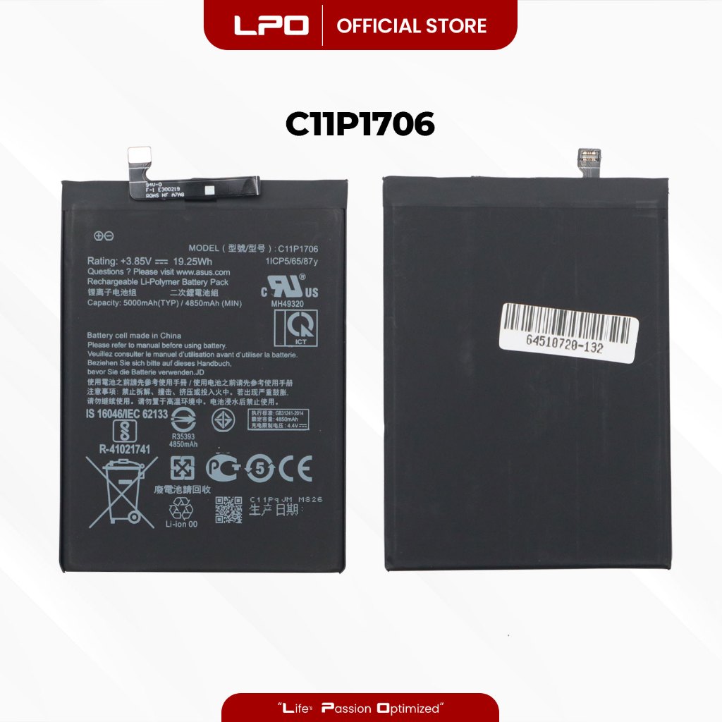 LPO Cellphone Battery Asus Zenfone Max Pro (M2) ZB631KL Replacement ...