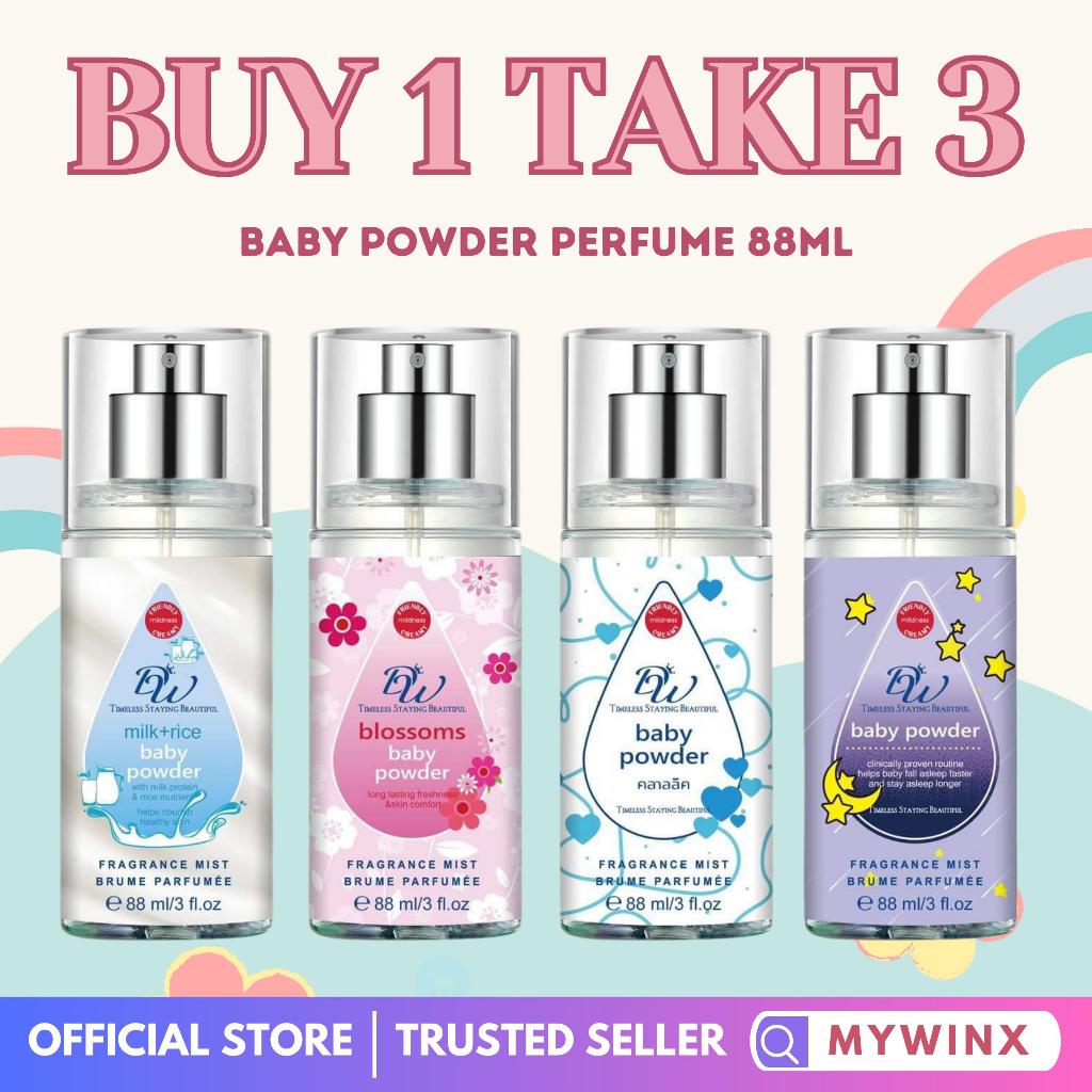 BUY 1 TAKE 3 BABY POWDER PERFUME BODY MIST SET 88ML EACH | Shopee ...