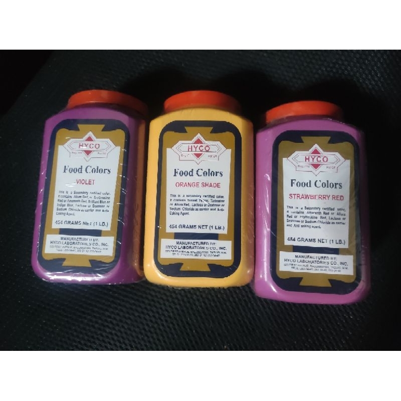 HYCO Food Coloring 3 Colors | Shopee Philippines