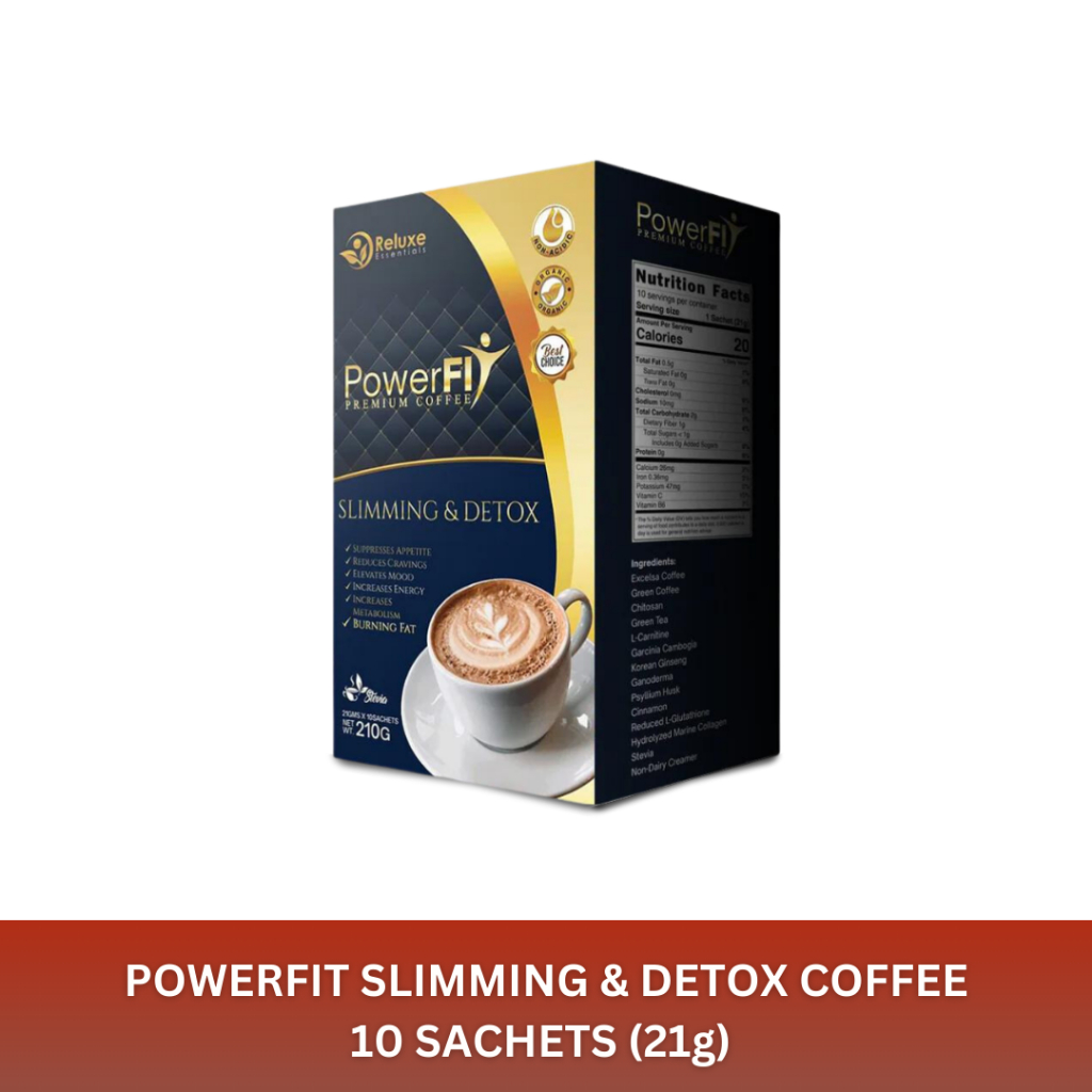 1 BOX Power Fit Premium Coffee (Slimming & Detox) | Shopee Philippines