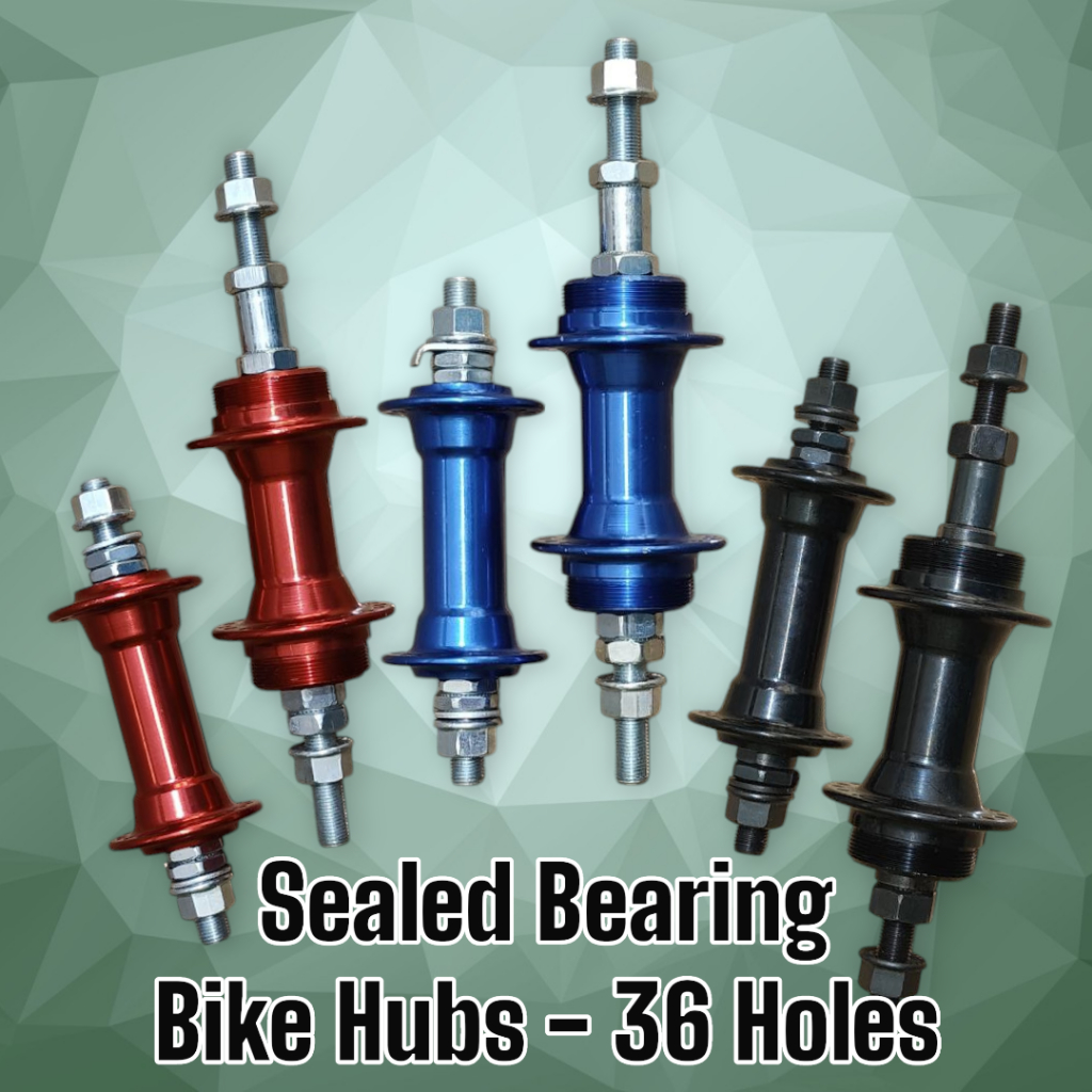 Bike Hubs Sealed Bearing Pair Front and Rear Bicycle Hub Thread Type ...