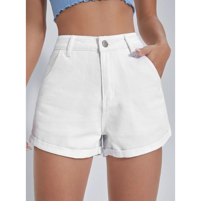 Short Clean Cut High Waist Denim For Women Assorted Good Quality Maong ...