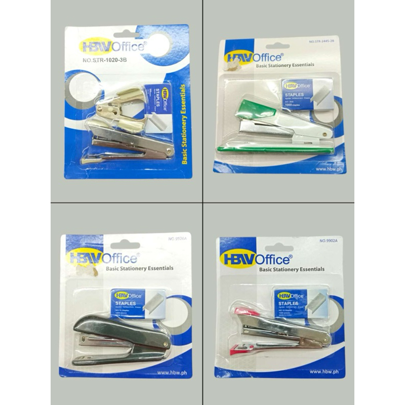 HBW Stapler Office Basic Stationery Essentials | Shopee Philippines