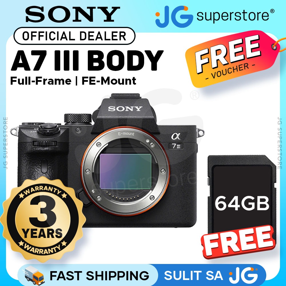 Sony A7 III Body with FE 28-70mm f/3.5-5.6 OSS Lens 24.2MP UHD 4K30 ...