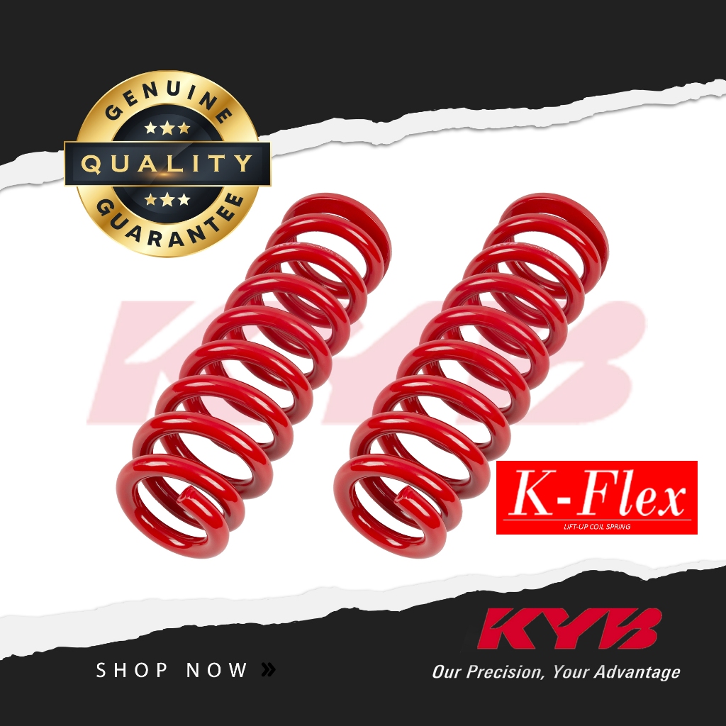 KYB KAYABA (2pcs) K-Flex Lift Up Coil Spring for Toyota Fortuner ...