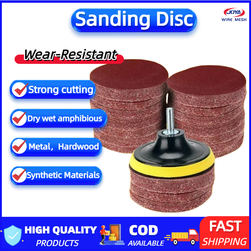 10PCS 4 inches Velcro Sanding Disc Sandpaper Disc Backing Pad Set For ...