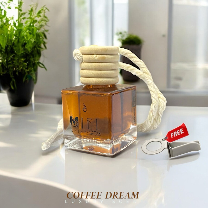 Coffee Dream I Premium Car Hanging Diffuser w/Free Stainless vent clip ...