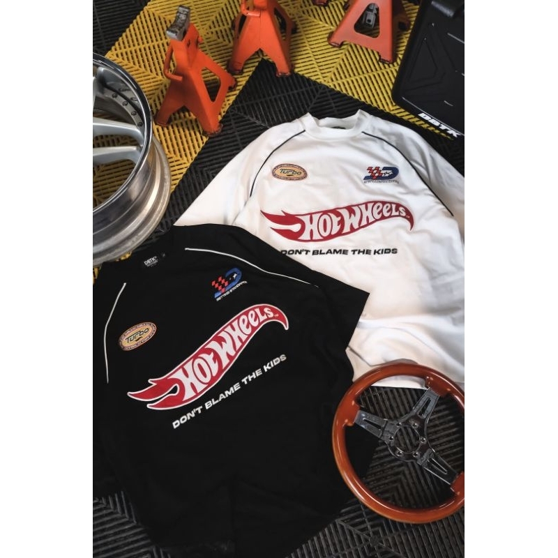DBTK x Hot Wheels Nitro Racer Tee | Black, White | Box Fit | Maico Hook ...
