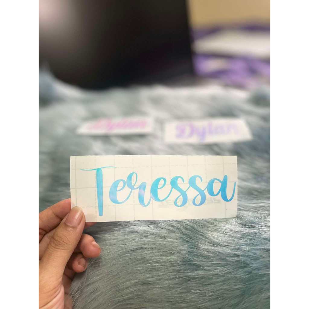 Personalized Name Sticker/Decals Sticker | Shopee Philippines