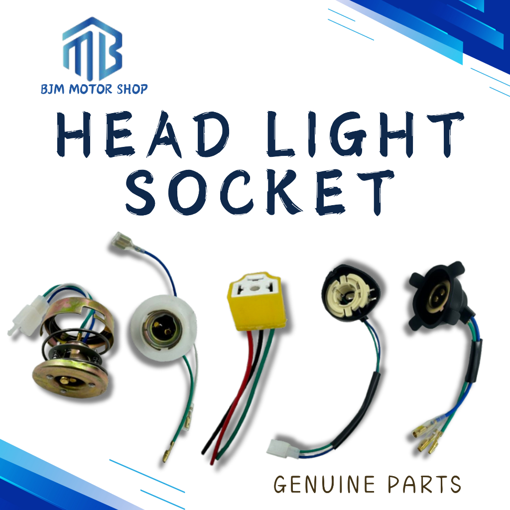 HEAD LIGHT SOCKET XRM TMX BARAKO GD110 STX X4 H4 COPPER SOCKET | Shopee ...