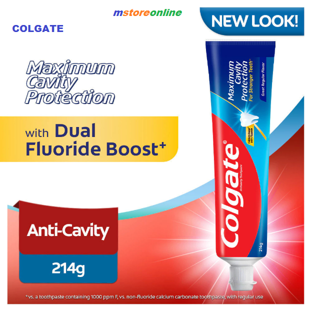 Colgate Anti-Cavity Family Toothpaste Maximum Cavity Protection Great ...