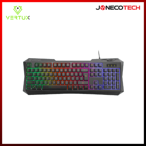 VERTUX RADIANCE ERGONOMIC BACKLIT WIRED GAMING KEYBOARD | Shopee ...