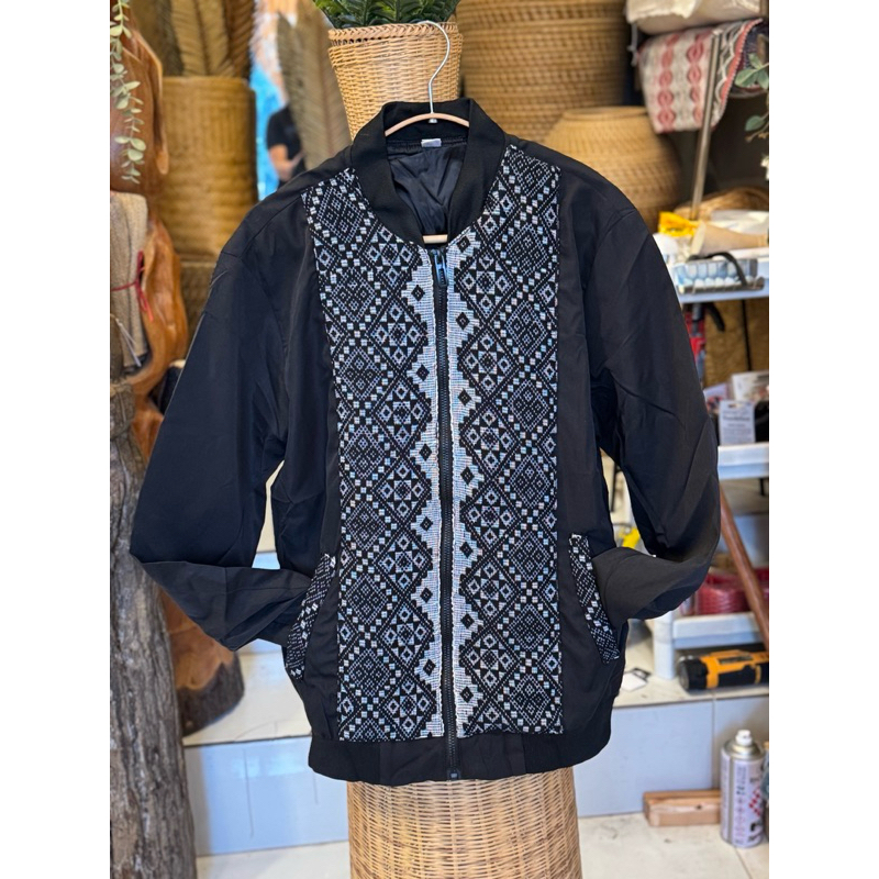 Inabel | handwoven | Pinilian unisex bomber jacket M to 2XL | Shopee ...
