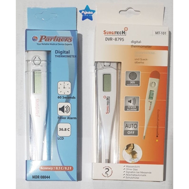 SURGITECH Digital Thermometer (PARTNERS MDR-08044/SURGITECH DVR-8795 ...