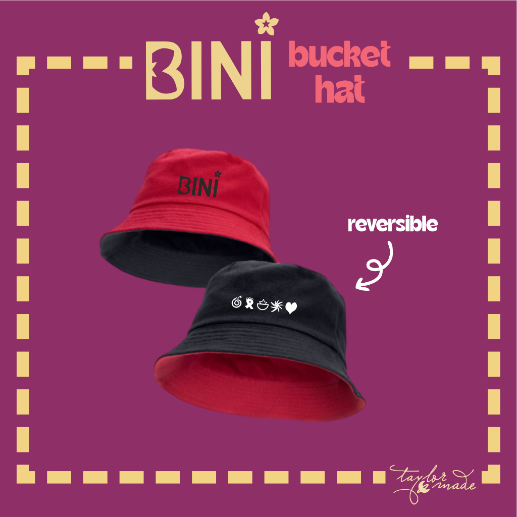 BINI Reversible Bucket Hat | Shopee Philippines