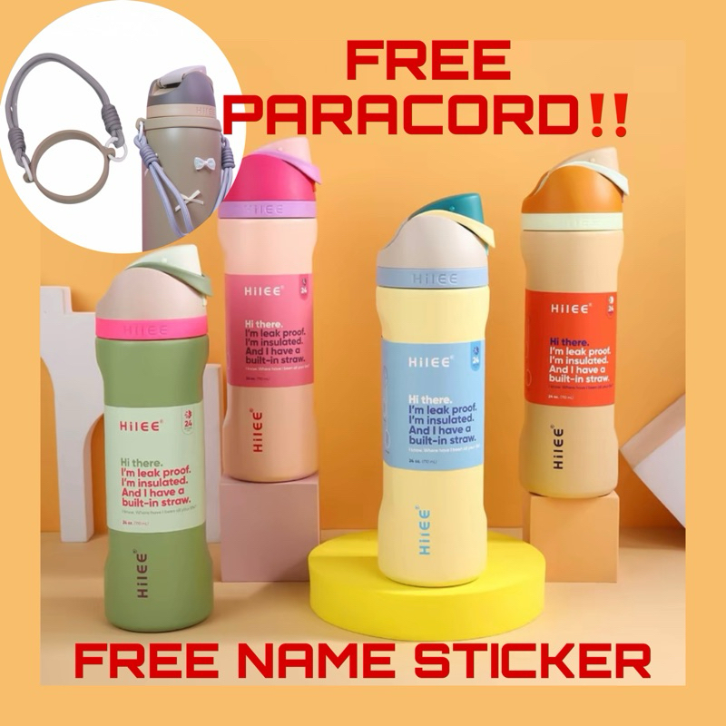 [FREE NAME/BOOT/PARACORD] Hilee Free Sip Insulated Tumbler with Straw ...