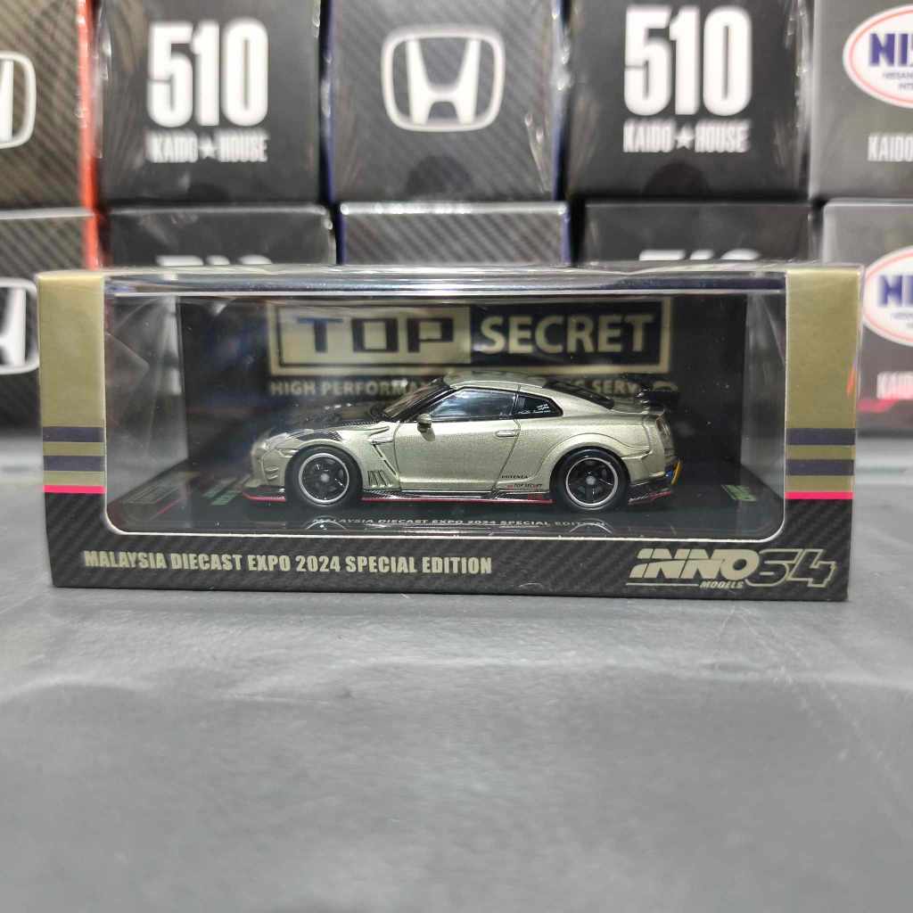 Inno64 Nissan GT-R (R35) Top Secret Malaysia Diecast Expo 2024 Special ...