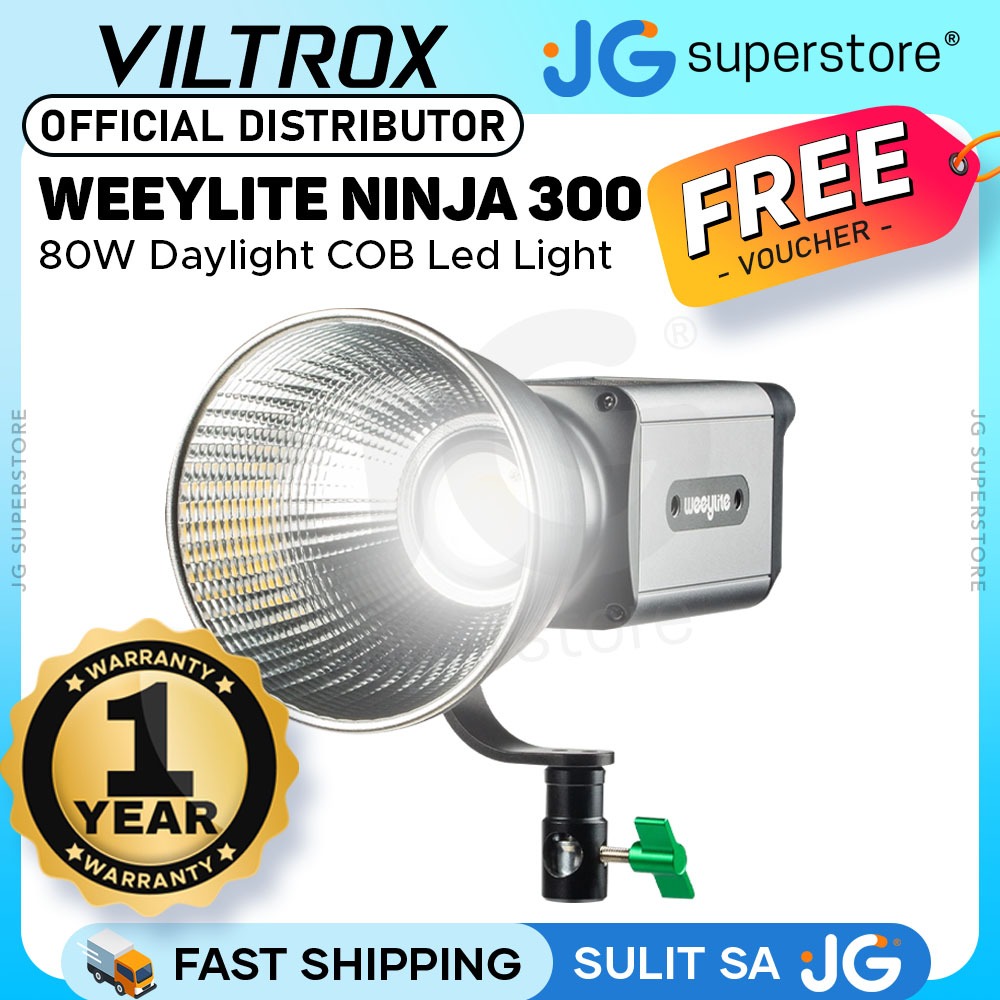 Viltrox Ninja 300 Weeylite Mini COB Spotlight 80W Studio Light w/ Smart ...