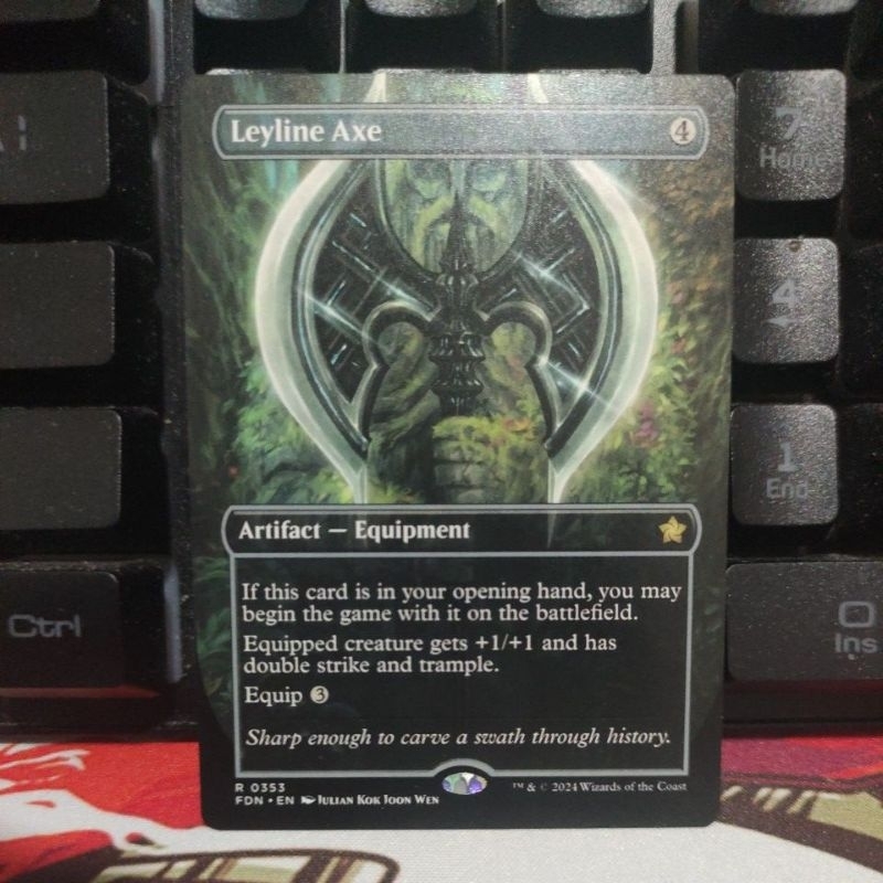 MTG Leyline Axe Borderless | Shopee Philippines