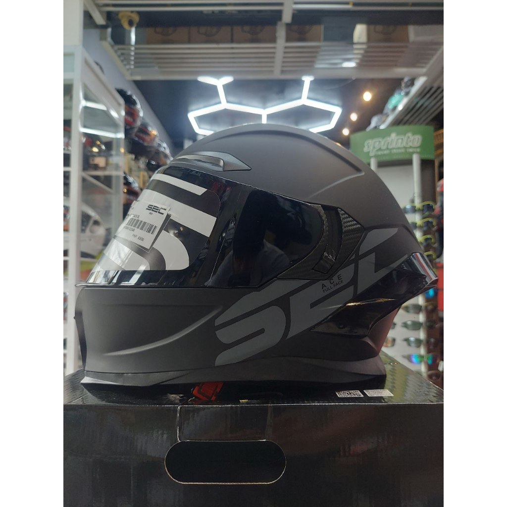 SEC ACE HELMET DUAL VISOR | Shopee Philippines