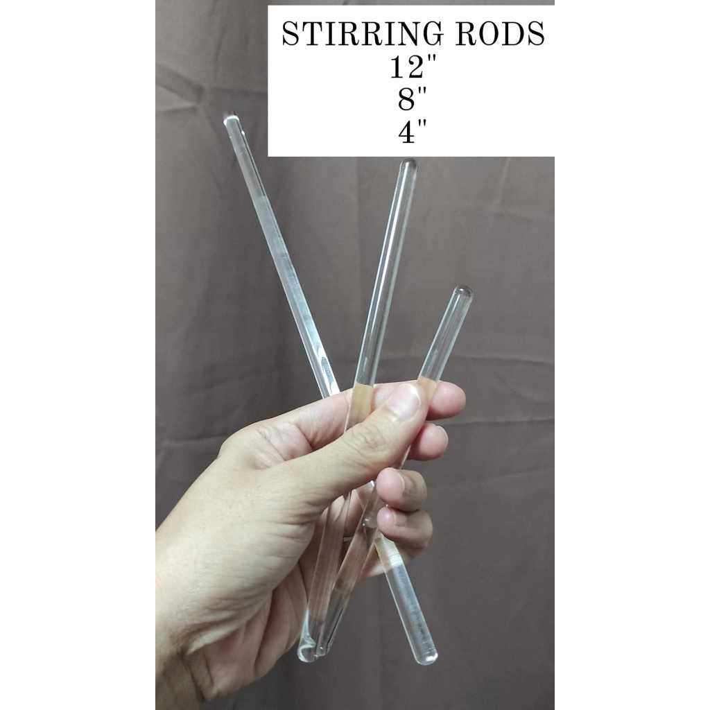 Glass Stirring Rod with polish end different sizes | Shopee Philippines