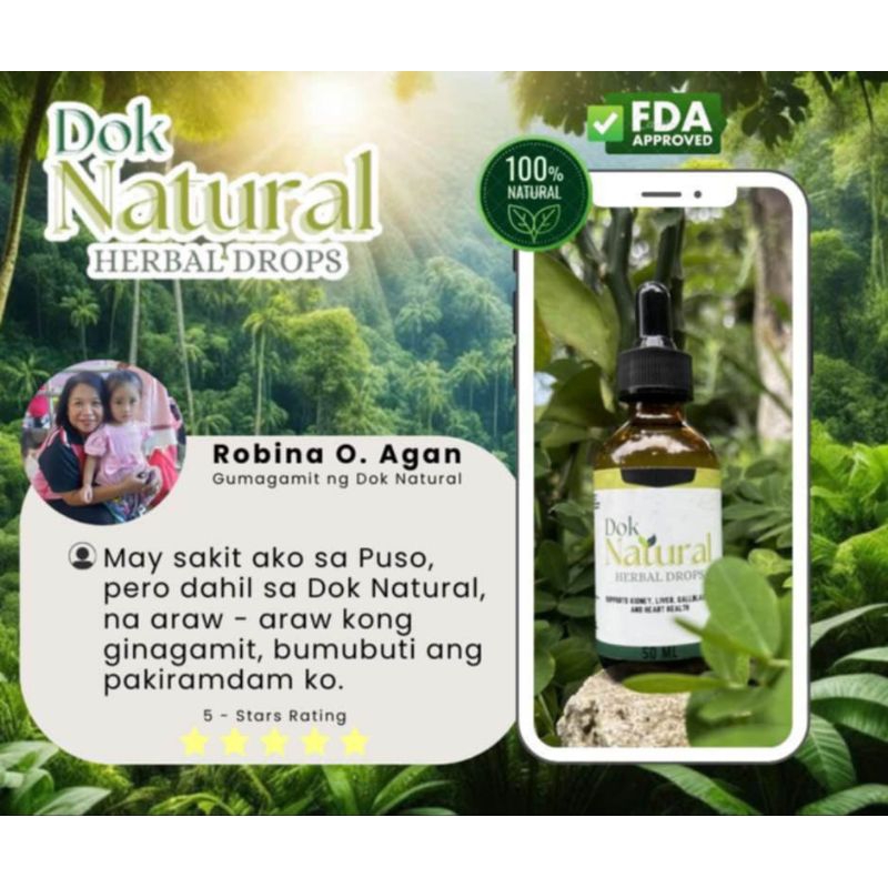 ORIGINAL DOK NATURAL HERBAL DROPS 100% Natural | Shopee Philippines