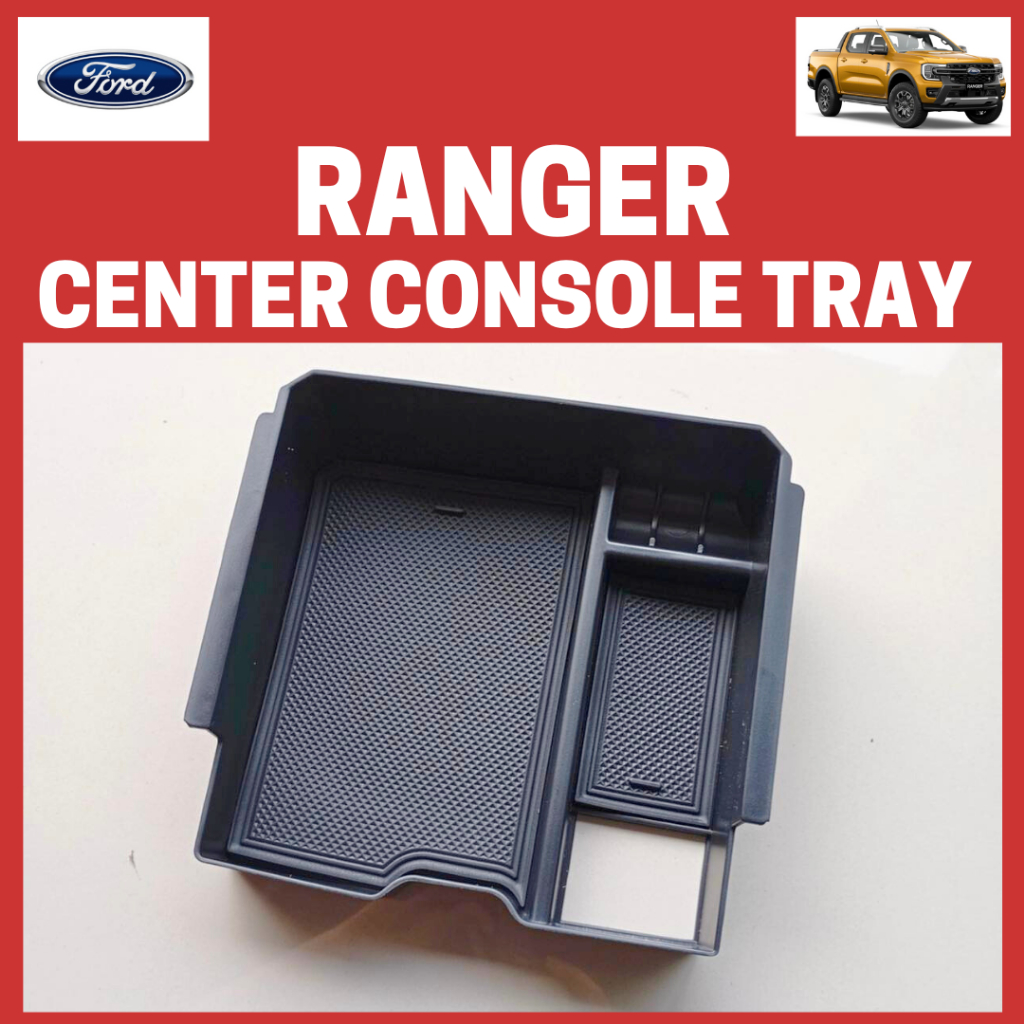 FORD RANGER Next Gen 2023-2025 Center Console Tray Armrest Storage Box ...