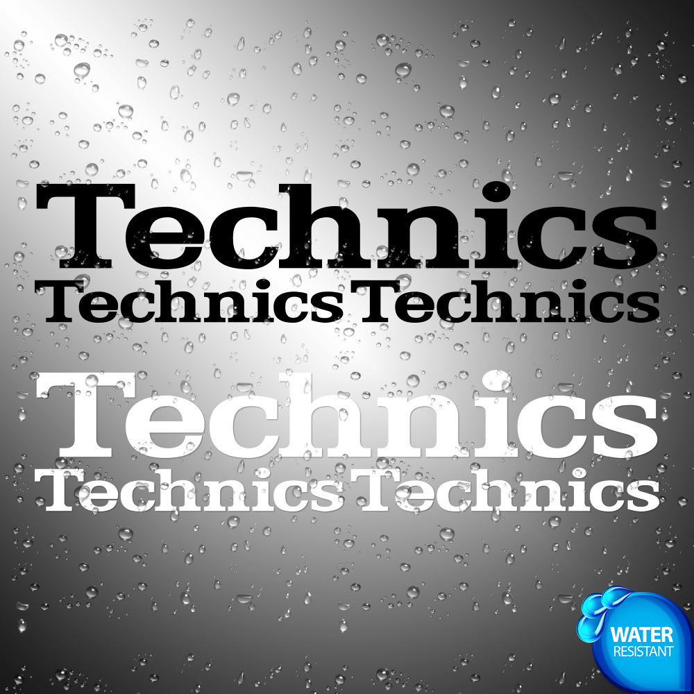 3X Technics | Weather proof die-cut Decals | Cut-out | Shopee Philippines