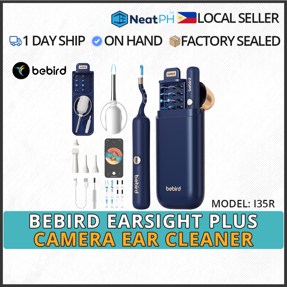 Bebird Earsight Plus Wireless Camera Ear Cleaner Flexible Ear Otoscope with Light Earwax Remover ...
