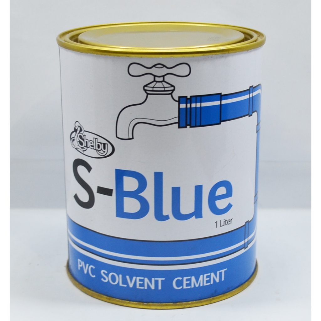 Shelby S-Blue PVC Solvent Cement (1LT) | Shopee Philippines