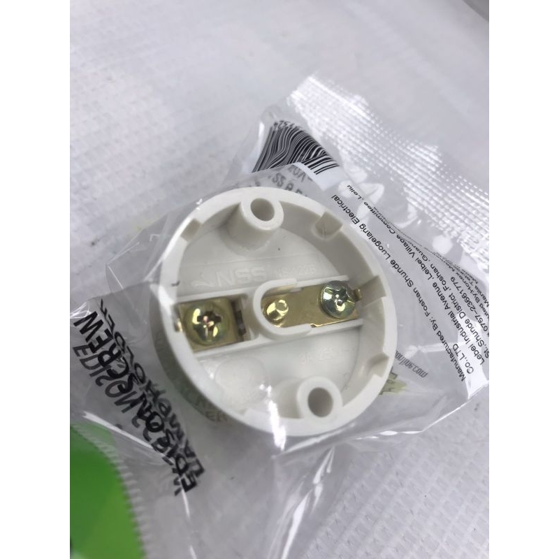 NSS EDISON SCREW LAMP HOLDER NSS-122 B-E14 | Shopee Philippines