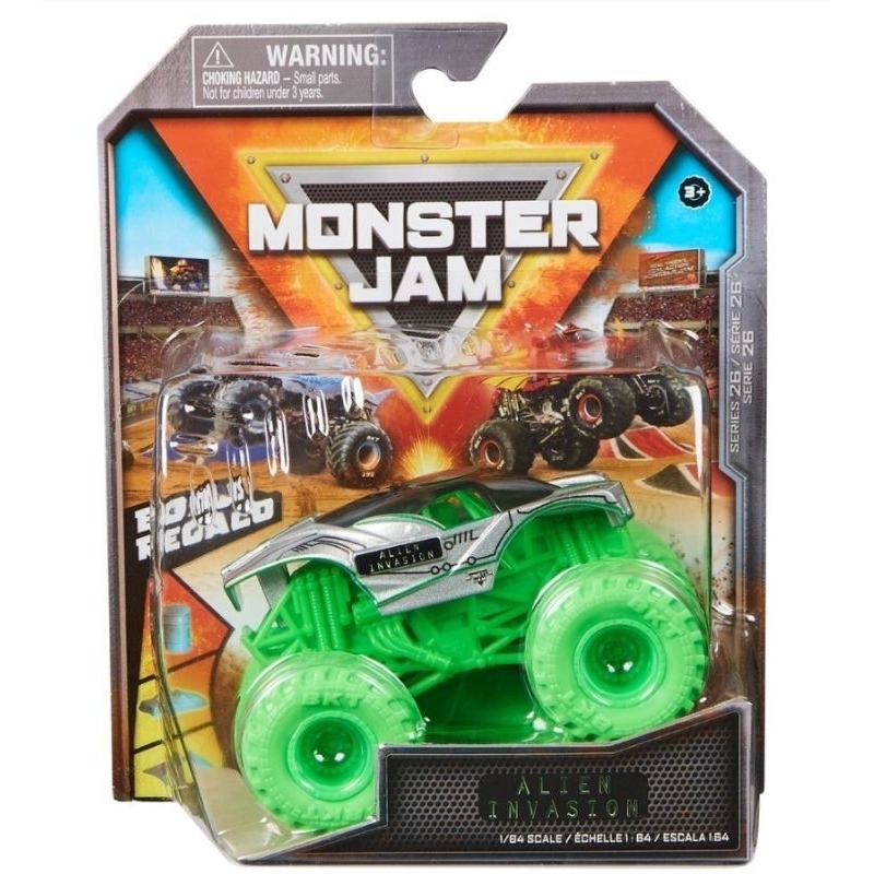 Monsters Jam Monster Truck Alien Invasion Series 26 (1:64 scale ...