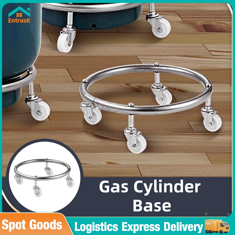 Gas Tank Holder with wheels landege Propane Cylinder Base Propane Tank ...