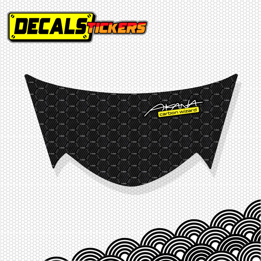 Smash sticker visor Forged Carbon suzuki decal | Shopee Philippines
