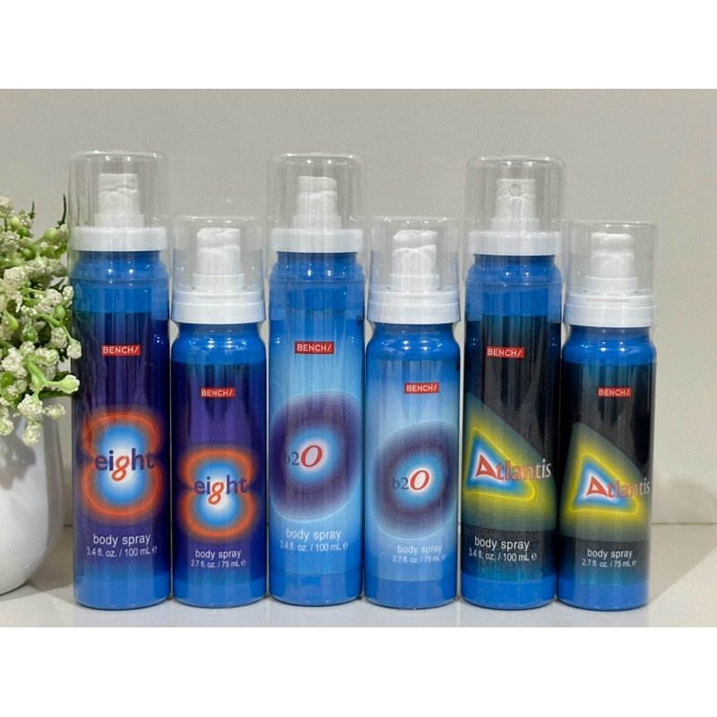 Bench Eight / Atlantis Body Spray 100ML/75ML | Shopee Philippines