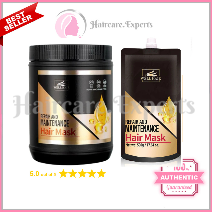 Well Hair Repair And Maintenance Hair Mask Wellhair 500G & 1000ML by ...