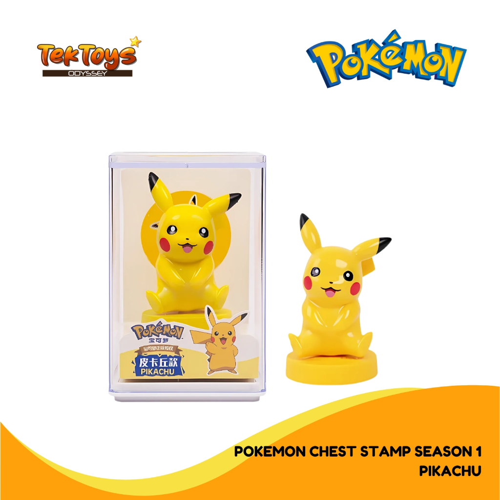 ORIGINAL POKEMON CHEST STAMP SEASON 1 - PIKACHU | Shopee Philippines