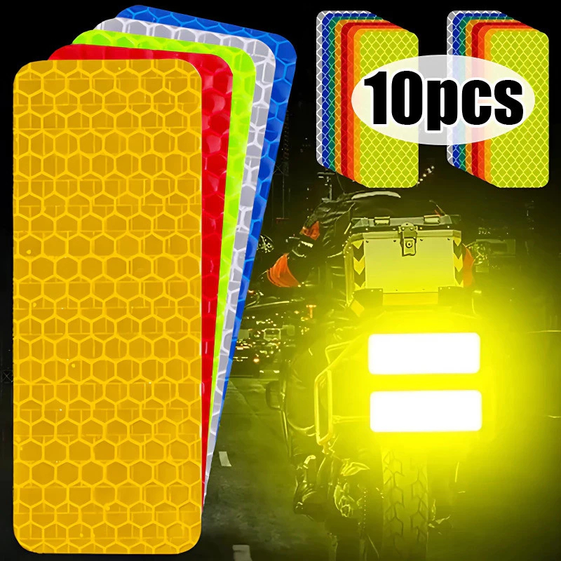 Car reflective warning sticker, bumper safety reflective strip tape ...
