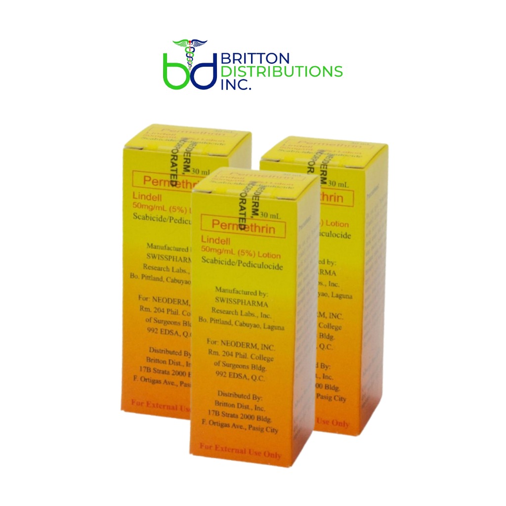 Britton Permethrin Lindell Lotion 30ml | Shopee Philippines