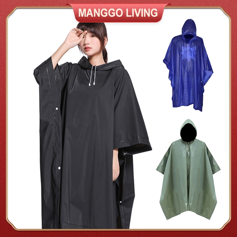 Thicken Raincoat Poncho Kapote Rain Coat Makapal Motorcycle Bicycle ...