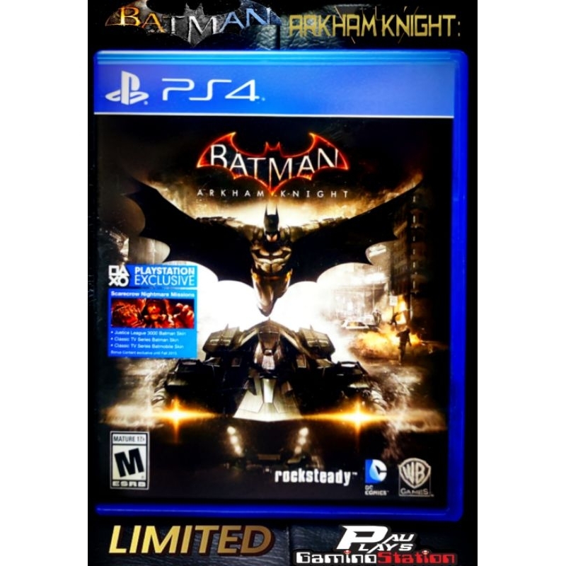 Batman Arkham Knight【Limited】Rocksteady WB【R1/ALL】US Region for PS4 ...
