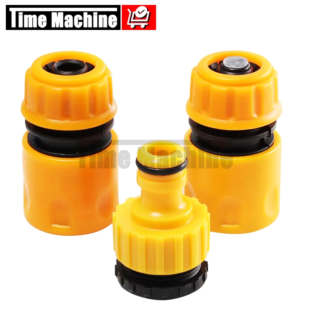 3pcs Garden 1/2 "3/4" Quick Coupling Faucet To Hose Connection Adapter ...