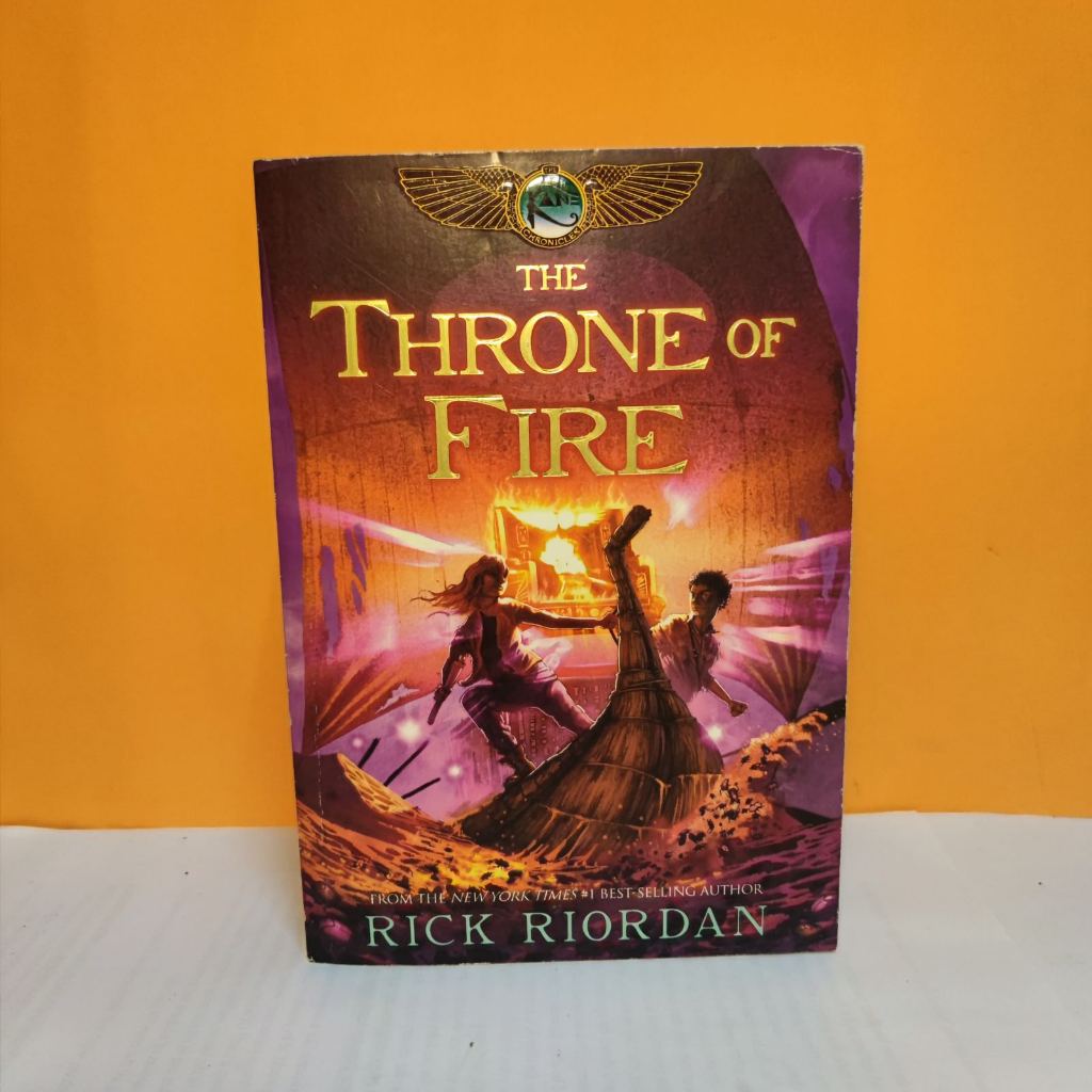The Throne of Fire by Rick Riordan (Secondhand Preloved Book) | Shopee ...