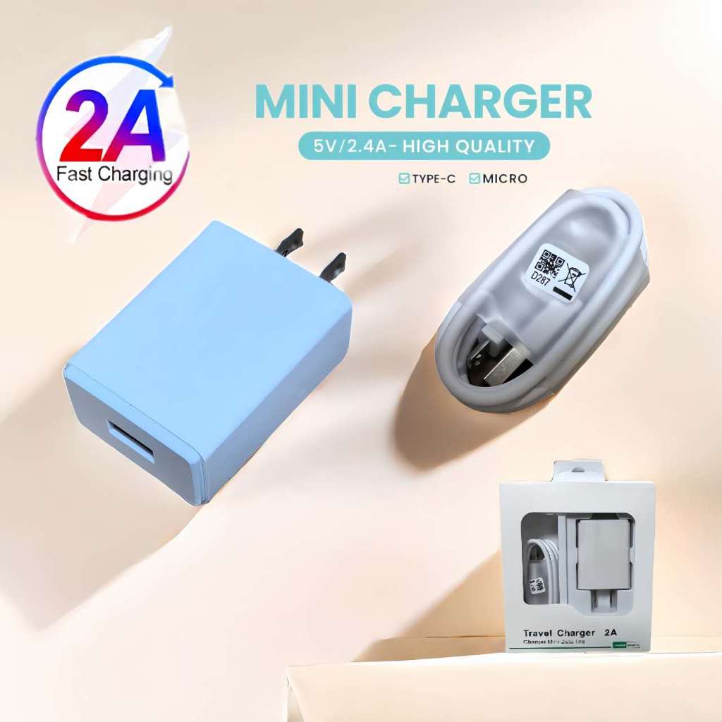 2A Fast Charger + USB Cable Super Flash Charging For Android Micro Type ...