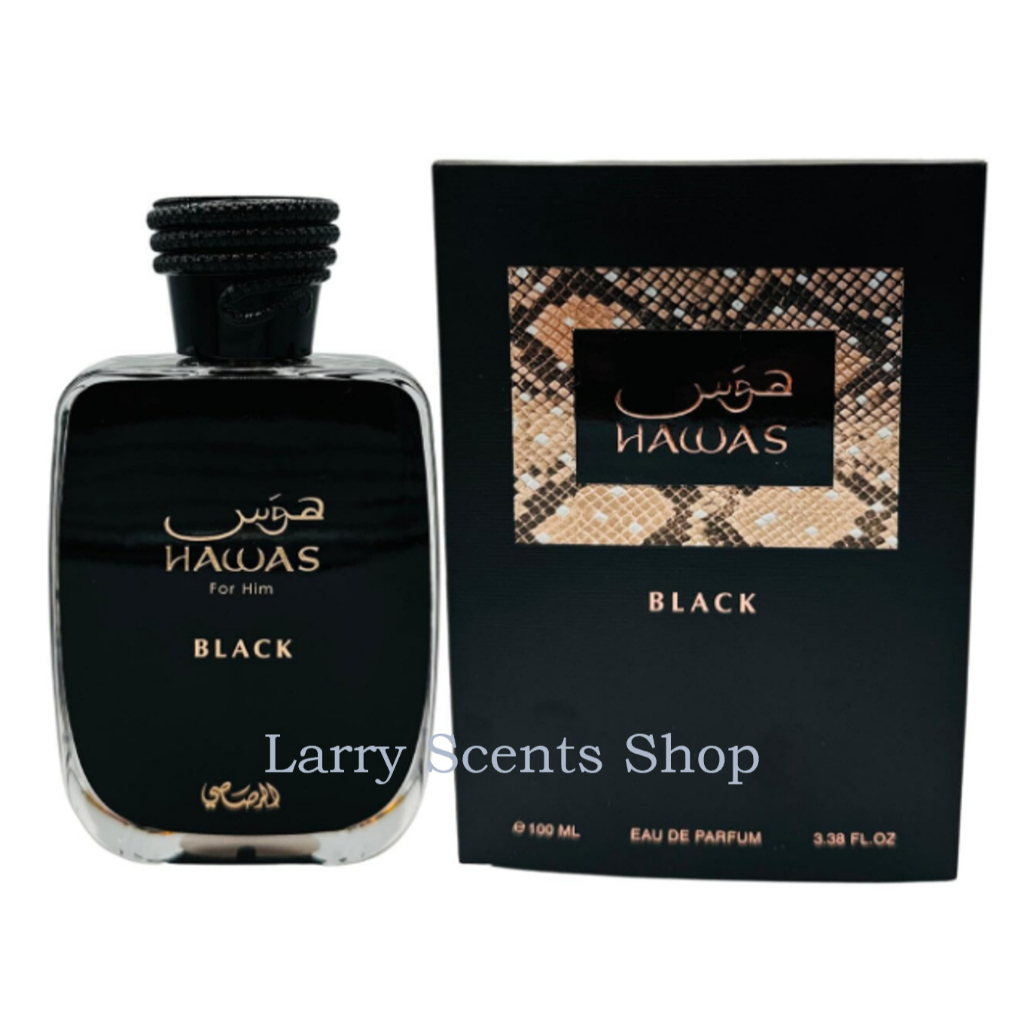 Rasasi Hawas Black 100ml EDP for Men (N i.sh a.ne H a.c iva t. dupe ...