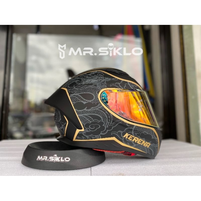 Gille FF007 Kerena With Design Full Face Single Visor | Shopee Philippines