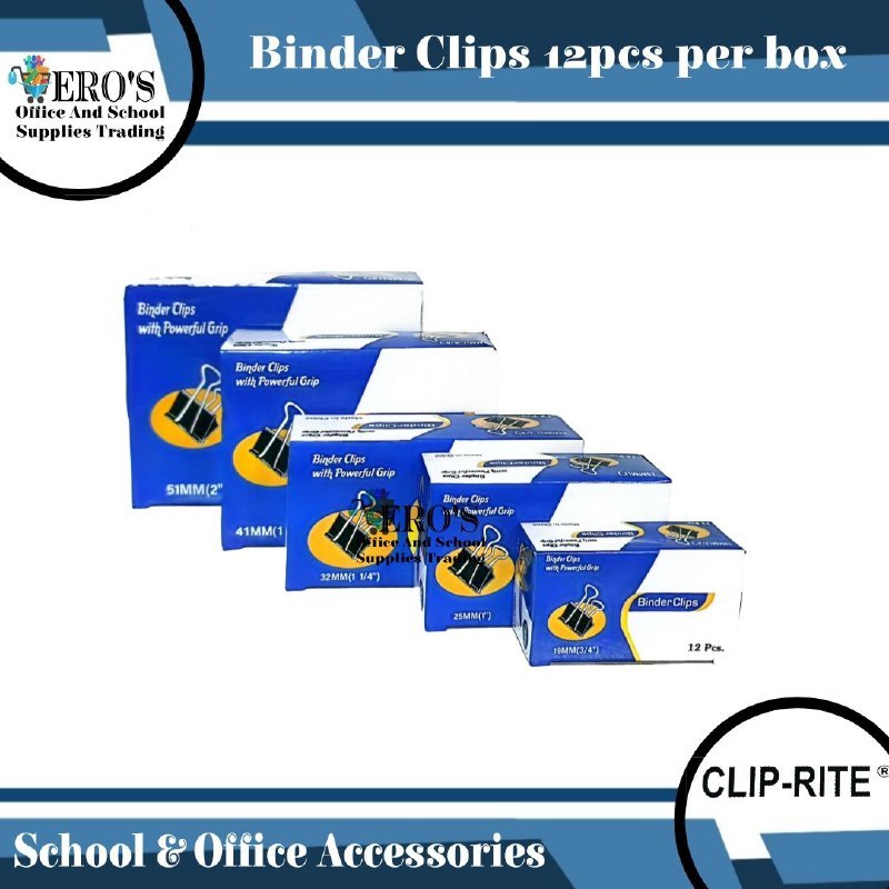 HBW Binder Clips I SOLD PER BOX | Shopee Philippines